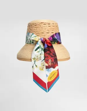 Dolce & Gabbana Raffia Hat Hats And Gloves Multi-colored