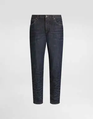 Dolce & Gabbana Loose Cotton Denim Jeans Denim Multi-colored - Multicolor