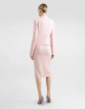 Dolce & Gabbana Single-breasted Jacket In Stretch Cady Blazers