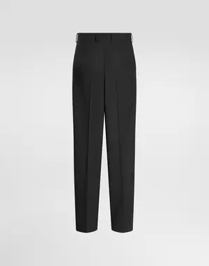 Dolce & Gabbana Virgin Wool Trousers - Brown