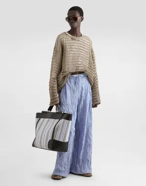 Dolce & Gabbana Cotton-linen Pullover Sweaters And Cardigans