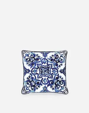 Dolce & Gabbana Velvet Cushion Small Small Cushions - Multicolor