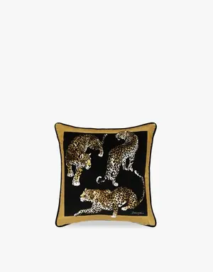 Dolce & Gabbana Velvet Cushion Small Small Cushions - Multicolor