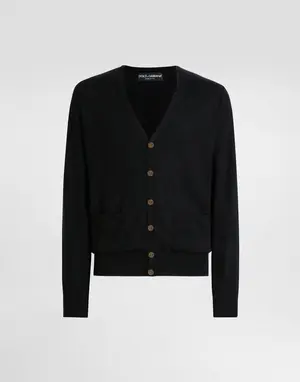 Dolce & Gabbana Cashmere Cardigan Sweaters And Cardigans - Black