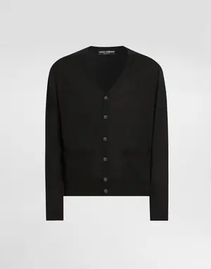 Dolce & Gabbana Cashmere Button-front Cardigan - Black