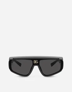 Dolce & Gabbana Dg Crossed Sunglasses Icons Acetate - Black