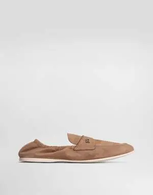 Dolce & Gabbana Pantofola Driver Shoes And Loafers - Beige
