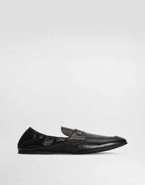 Dolce & Gabbana Pantofola Driver Shoes And Loafers - Black