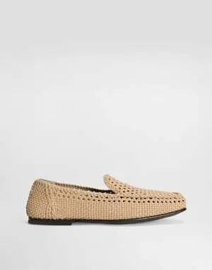 Dolce & Gabbana Pantofola Driver Shoes And Loafers - Brown