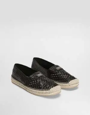 Dolce & Gabbana Calfskin Espadrilles Sandals And Slides