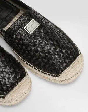 Dolce & Gabbana Calfskin Espadrilles Sandals And Slides