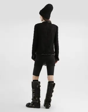 Dolce & Gabbana Single-breasted Tweed Jacket Coats And Jackets