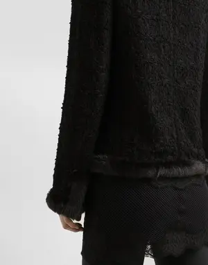 Dolce & Gabbana Single-breasted Tweed Jacket Coats And Jackets