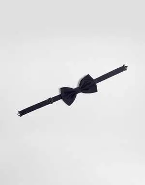 Dolce & Gabbana Silk Bow Tie - Blue