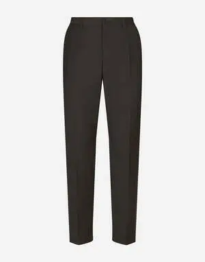Dolce & Gabbana Stretch Cotton Tailored Trousers