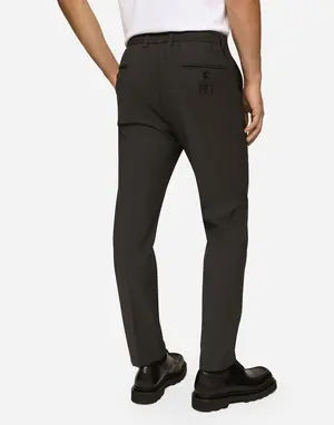 Dolce & Gabbana Stretch Cotton Tailored Trousers