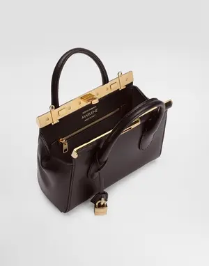 Dolce & Gabbana Mini Sicily Bag In Dauphine Calfskin