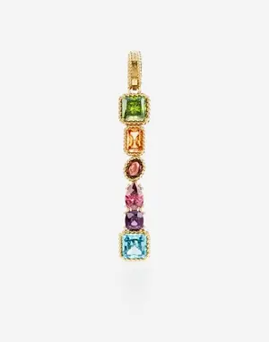 Dolce & Gabbana 18-carat Yellow Multi-gemstone Charm - Gold