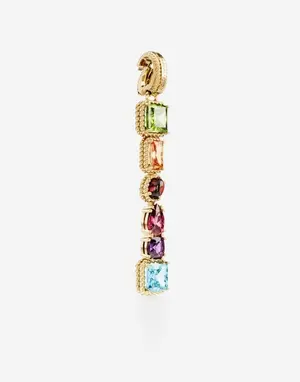 Dolce & Gabbana 18-carat Yellow Multi-gemstone Charm