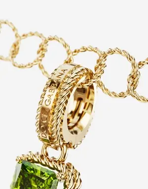 Dolce & Gabbana 18-carat Yellow Multi-gemstone Charm