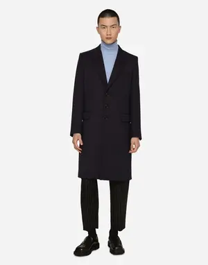 Dolce & Gabbana Extra-fine Cashmere And Silk Turtleneck Sweater - Azure
