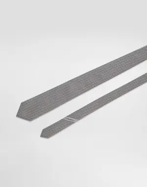 Dolce & Gabbana Micro-design Jacquard Neck Tie - Multicolor