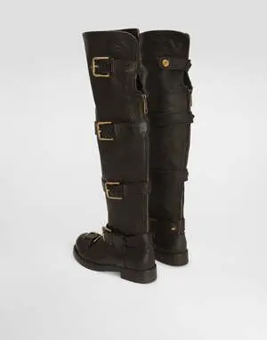 Dolce & Gabbana Horse Leather Boots Boots And Booties
