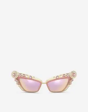 Dolce & Gabbana Christmas Sunglasses Icons - Gold