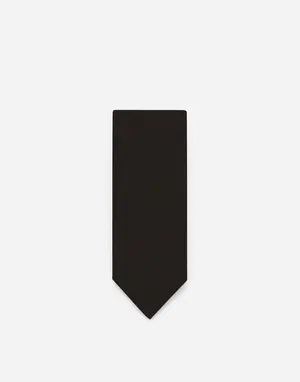 Dolce & Gabbana Linen Neck Tie - Brown