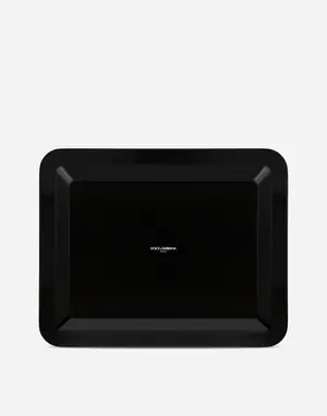 Dolce & Gabbana Wooden Tray Medium Rectangular
