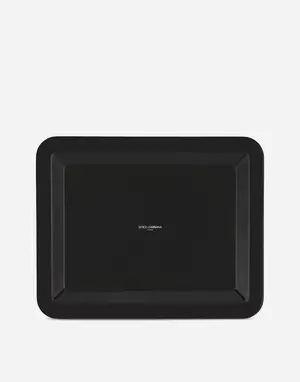 Dolce & Gabbana Wooden Tray Medium Rectangular