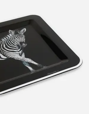 Dolce & Gabbana Wooden Tray Medium Rectangular
