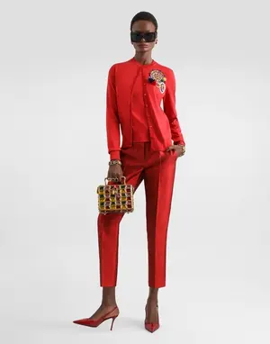 Dolce & Gabbana Mikado Trousers Pants And Shorts