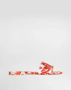 Dolce & Gabbana Beachwear Slides And Mules - Multicolor