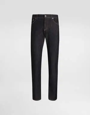 Dolce & Gabbana Slim-fit Stretch Cotton Jeans Denim Multi-colored - Multicolor