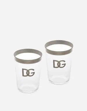 Dolce & Gabbana Set 2 Bicch Bibita Drinking Glasses - Multicolor