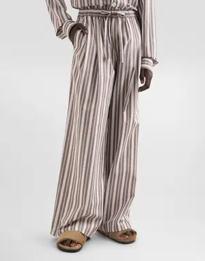 Dolce & Gabbana Striped Poplin Trousers