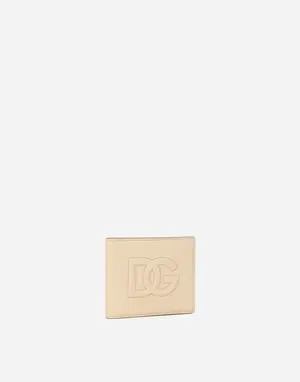Dolce & Gabbana Dg Logo Bifold Wallet Wallets And Small Leather Goods - Beige