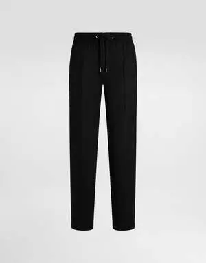 Dolce & Gabbana Chevron Flannel Joggers Pants And Shorts
