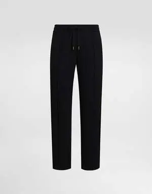 Dolce & Gabbana Jersey Jogging Trousers Pants And Shorts - Blue