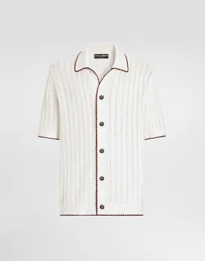 Dolce & Gabbana Camicia M/c Sweaters And Cardigans - White