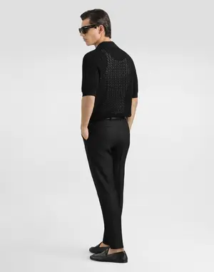 Dolce & Gabbana Viscose Tailored Trousers