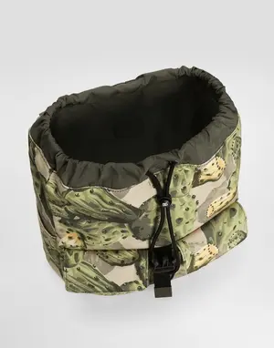 Dolce & Gabbana Figs-print Canvas Backpack Accessories
