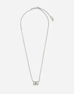 Dolce & Gabbana Chain Necklace With Dg Logo Bijoux Metal - Silver