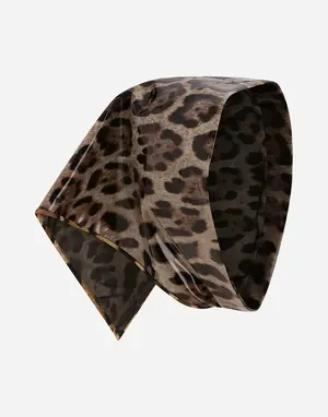 Dolce & Gabbana Veletta Triangolare Hats And Gloves Animal - Print