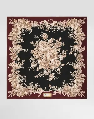 Dolce & Gabbana 90x90 Silk Twill Scarf Scarves And Silks - Print