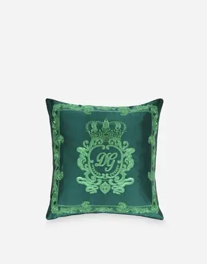 Dolce & Gabbana Mikado Silk Cushion Medium Special Cushions - Multicolor