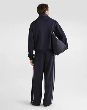 Dolce & Gabbana Jersey Sweatshirt With Patch Coats And Jackets