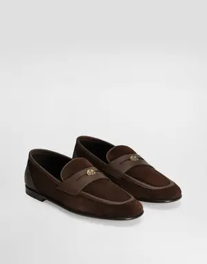 Dolce & Gabbana Split Calfskin Slipper Drivers - Brown