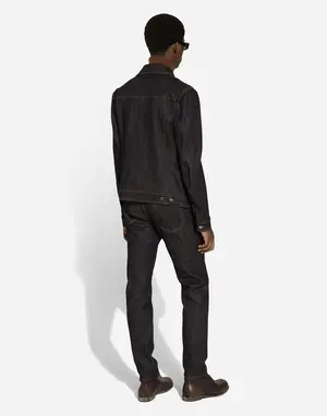 Dolce & Gabbana Slim-fit Stretch Denim Jeans Denim Multi-colored